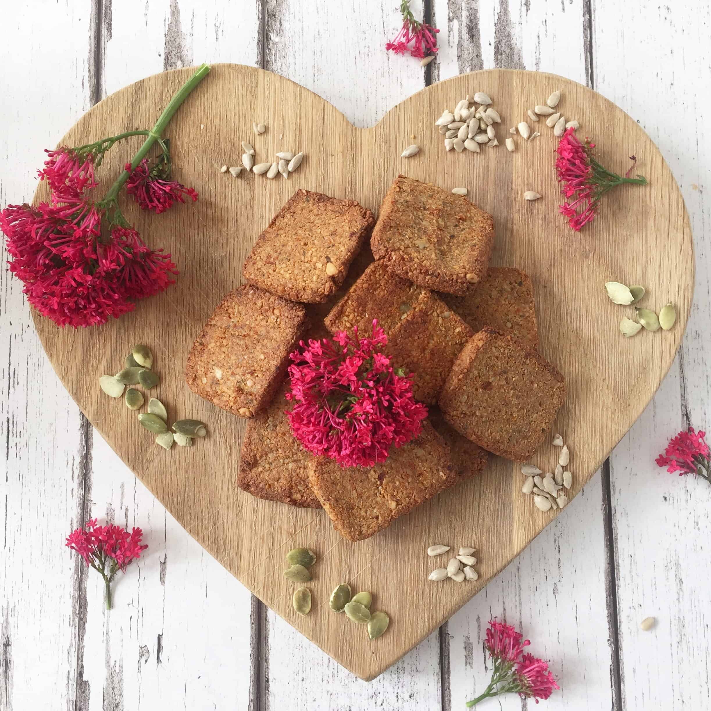 Clean eating nut free cracker recipe - 3 ingredients only