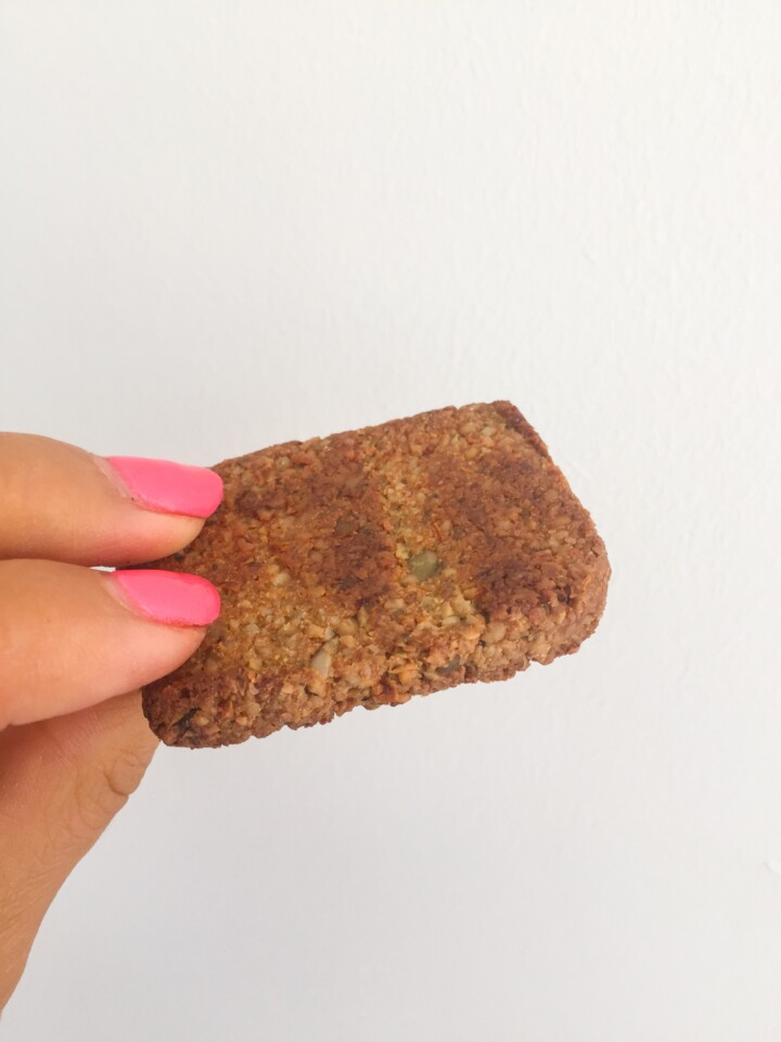 Clean eating nut free cracker recipe - 3 ingredients only