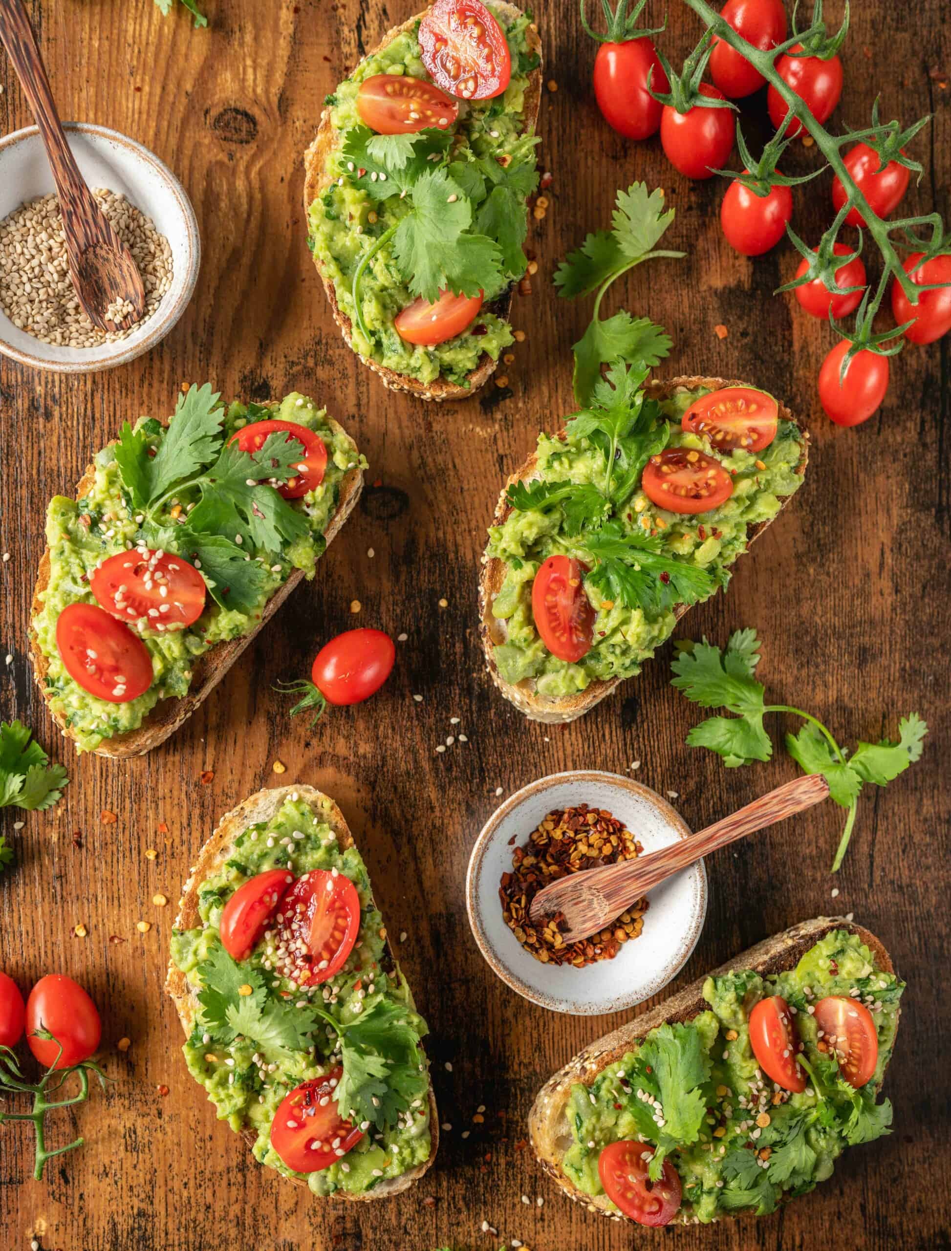 Smashed Broad Beans and Avocado on Toast - Vegan, Healthy and Easy